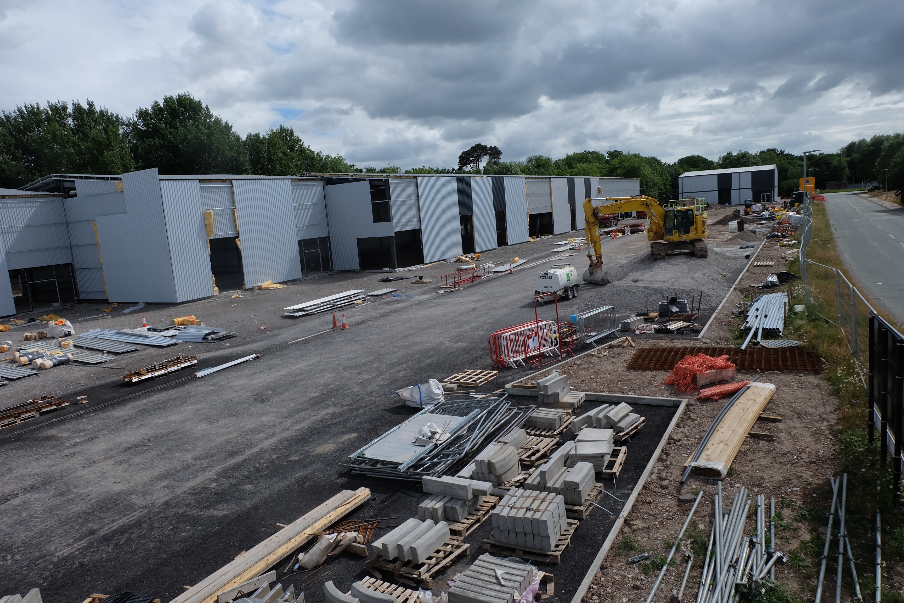First Buildings Complete at Wrexham New Industrial Development Sites